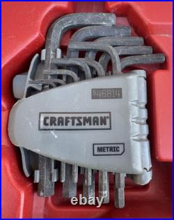 RARE Craftsman Max Axess 31104 Metric & SAE 104 Pc Pass Through Socket ...